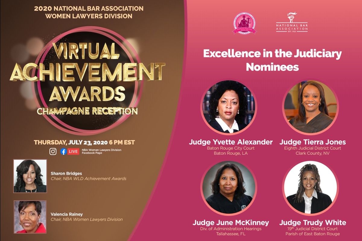 Congratulations to Judge Yvette Alexander and Judge Trudy White ...